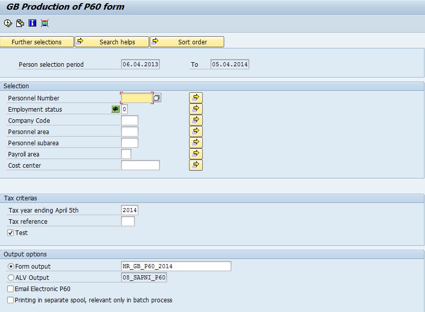 PY-GB: New P60 Report for Tax Year End | iProCon