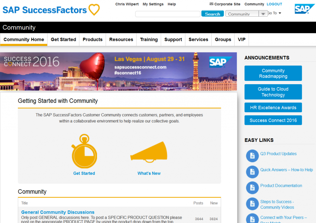 Successfactors Home